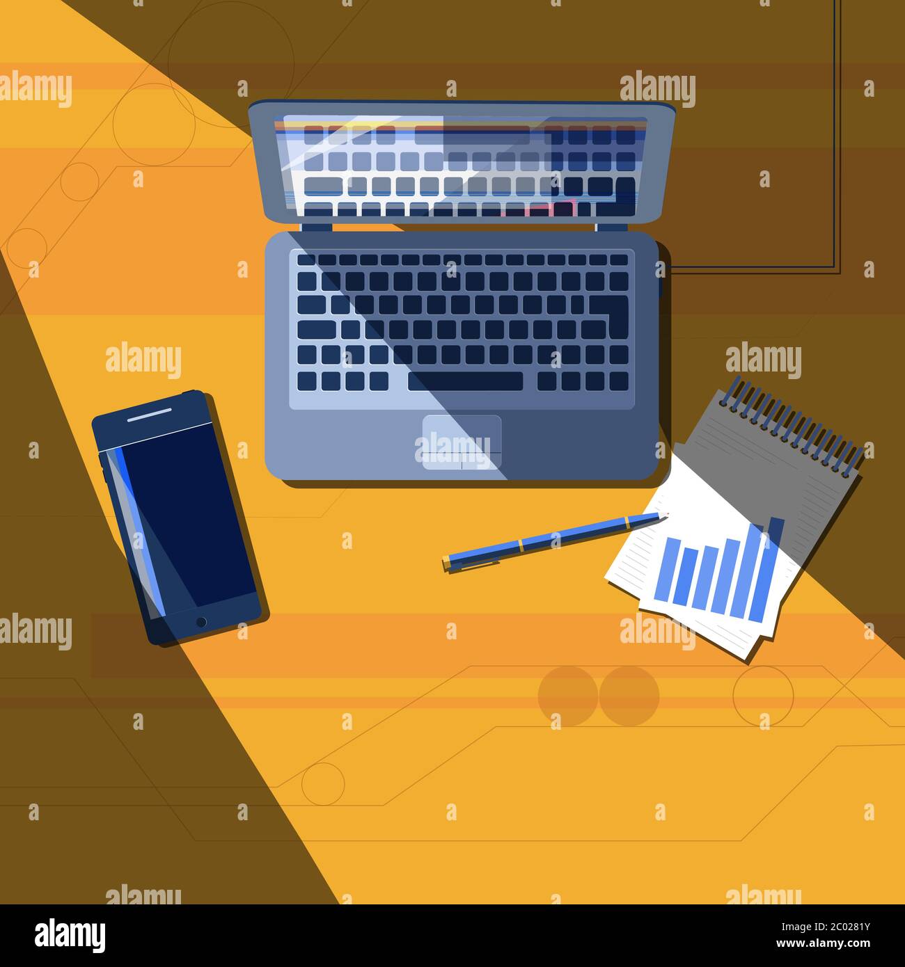 Hands on learning illustration Stock Vector Images - Alamy