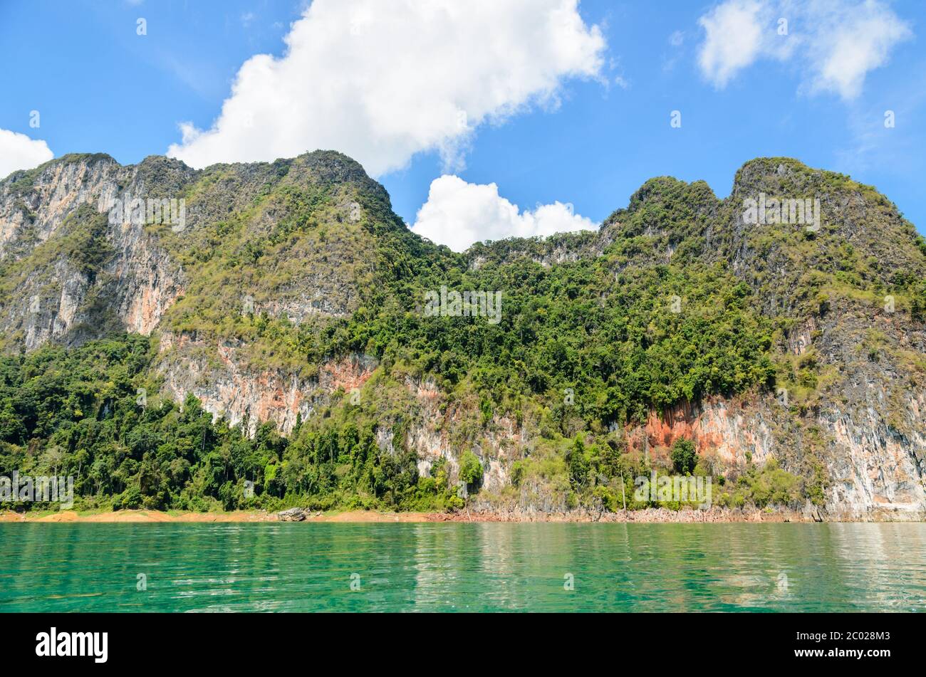 Lush high limestone mountains Stock Photo - Alamy