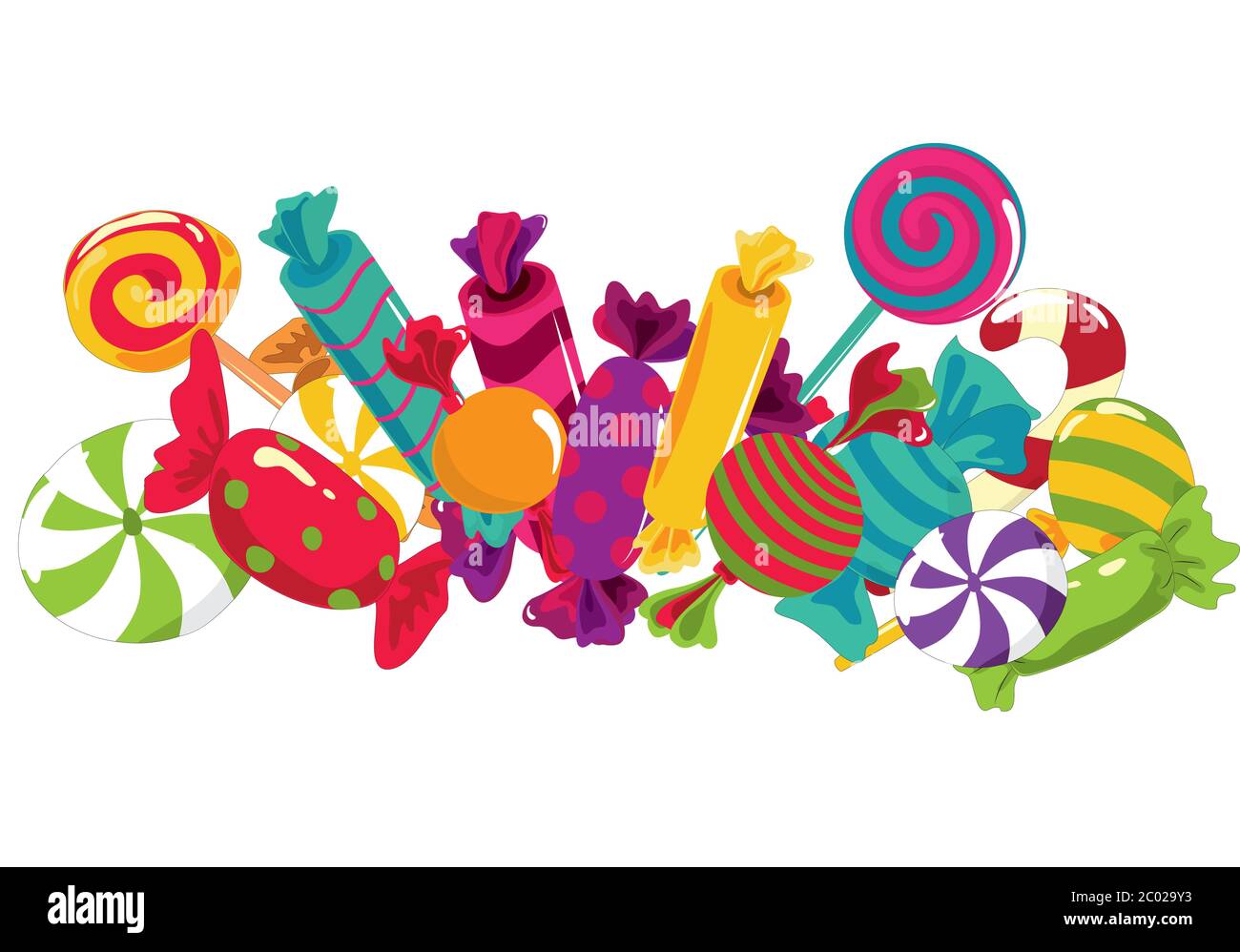 Vector illustration of sweets . eps 10 Stock Vector Image & Art - Alamy