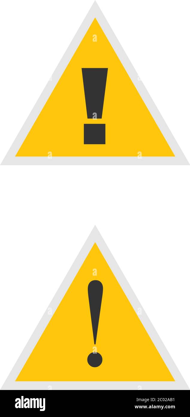 Warning logo, Prohibition, Exclamation mark beware icon template ...