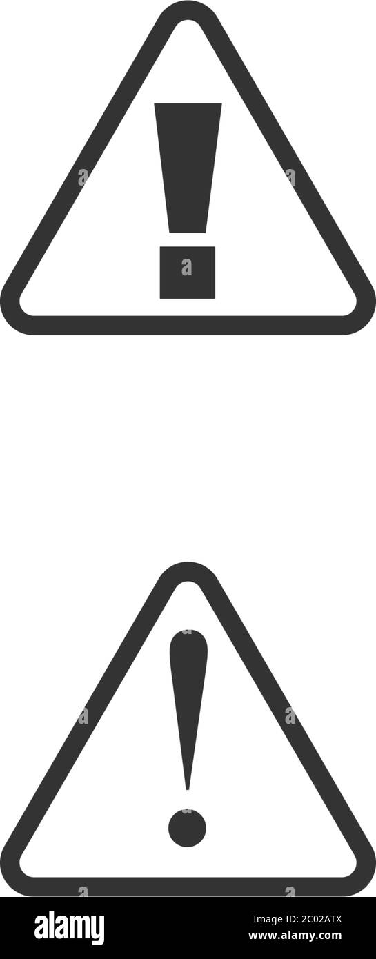 Warning logo, Prohibition, Exclamation mark beware icon template ...