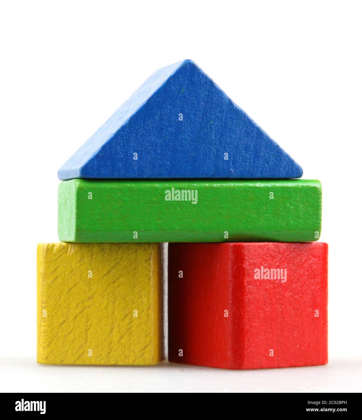 Wooden building blocks Stock Photo - Alamy