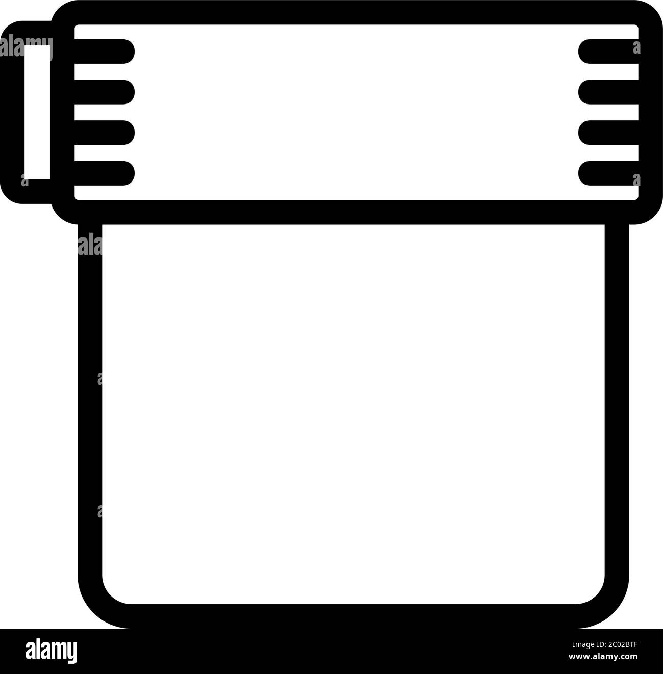 relaxation yoga mat icon vector outline illustration Stock Vector Image ...