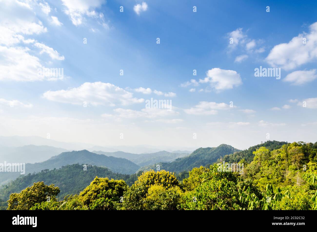 High view point blue sky hi-res stock photography and images - Alamy