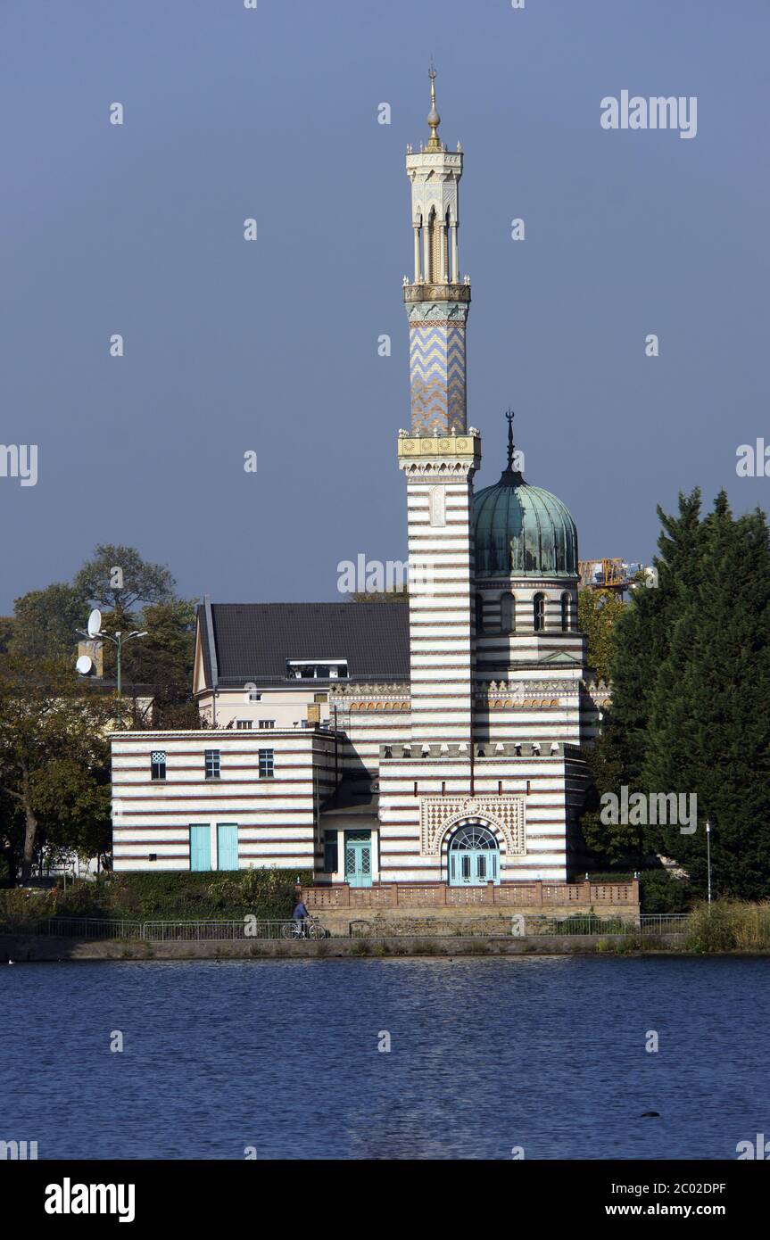 Steam engine house for Sanssouci Stock Photo - Alamy