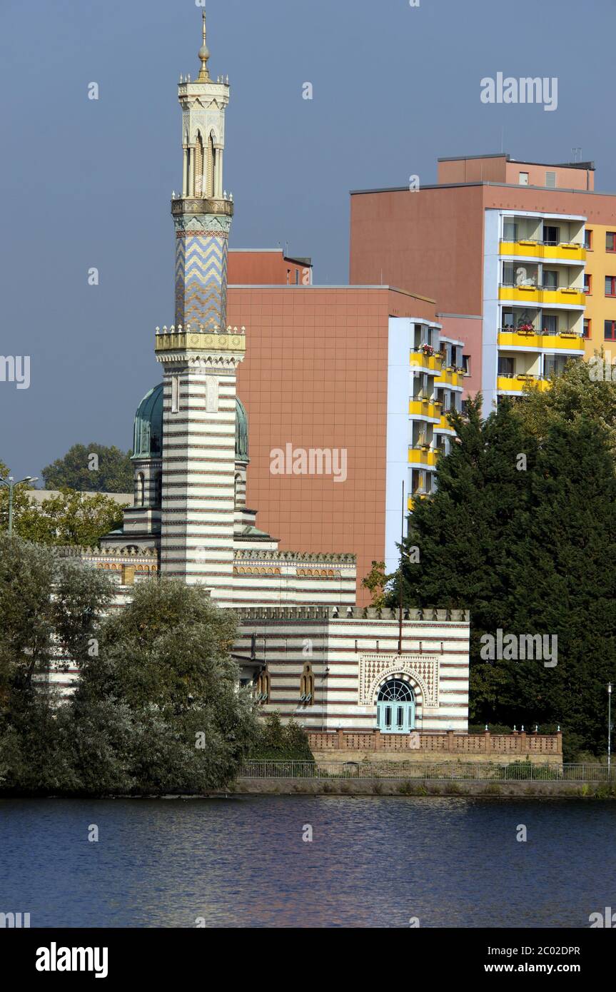Steam engine house for Sanssouci Stock Photo - Alamy