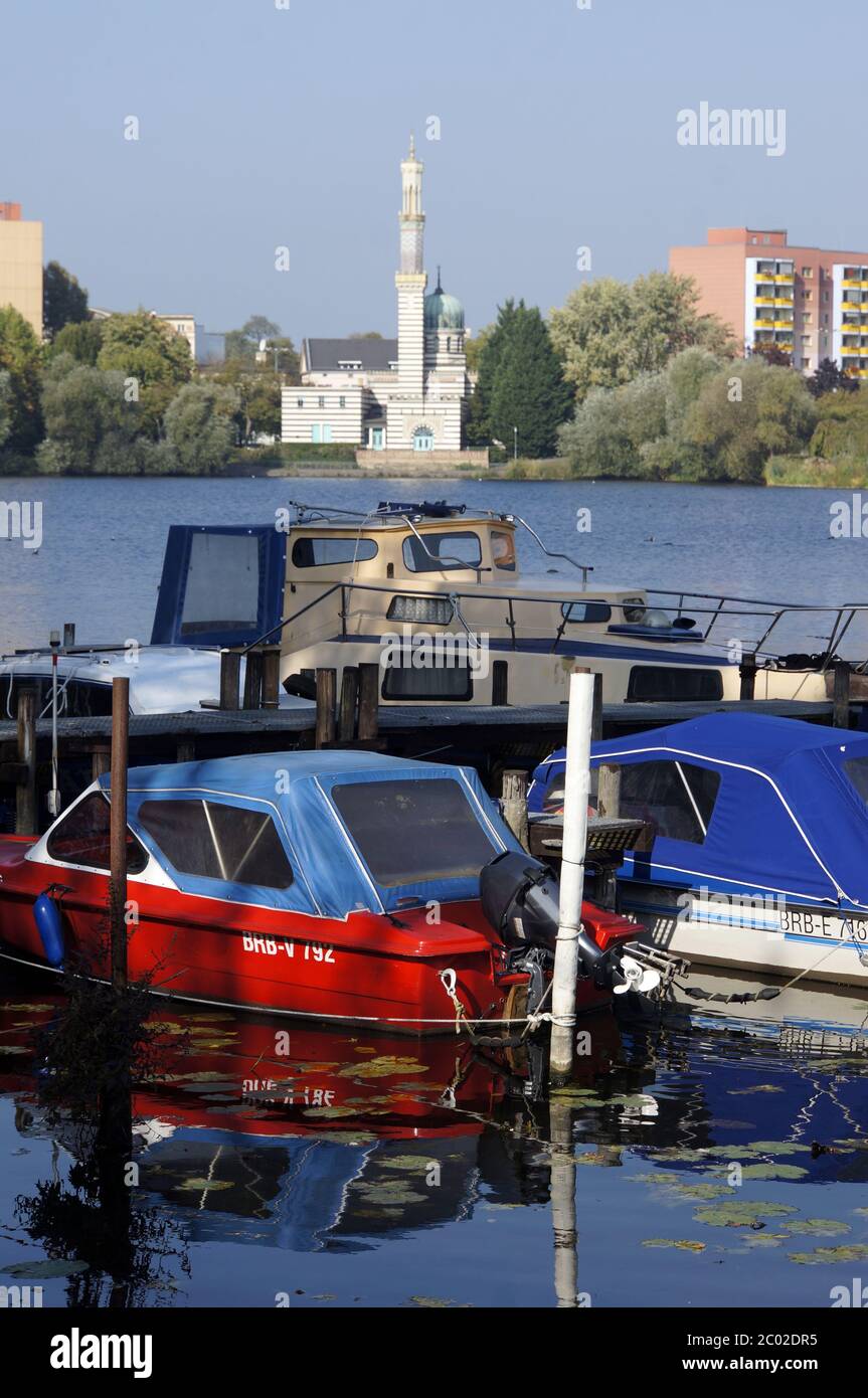 Steam engine house for Sanssouci Stock Photo - Alamy