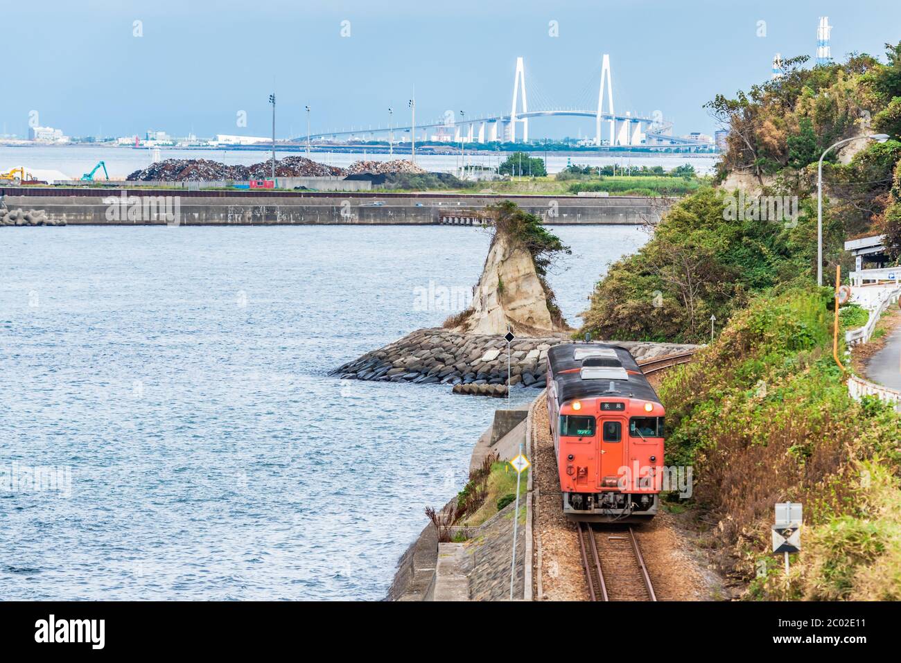 Toyama Bay is a bay located on the Amaharashi Coast, near Takaoka in ...