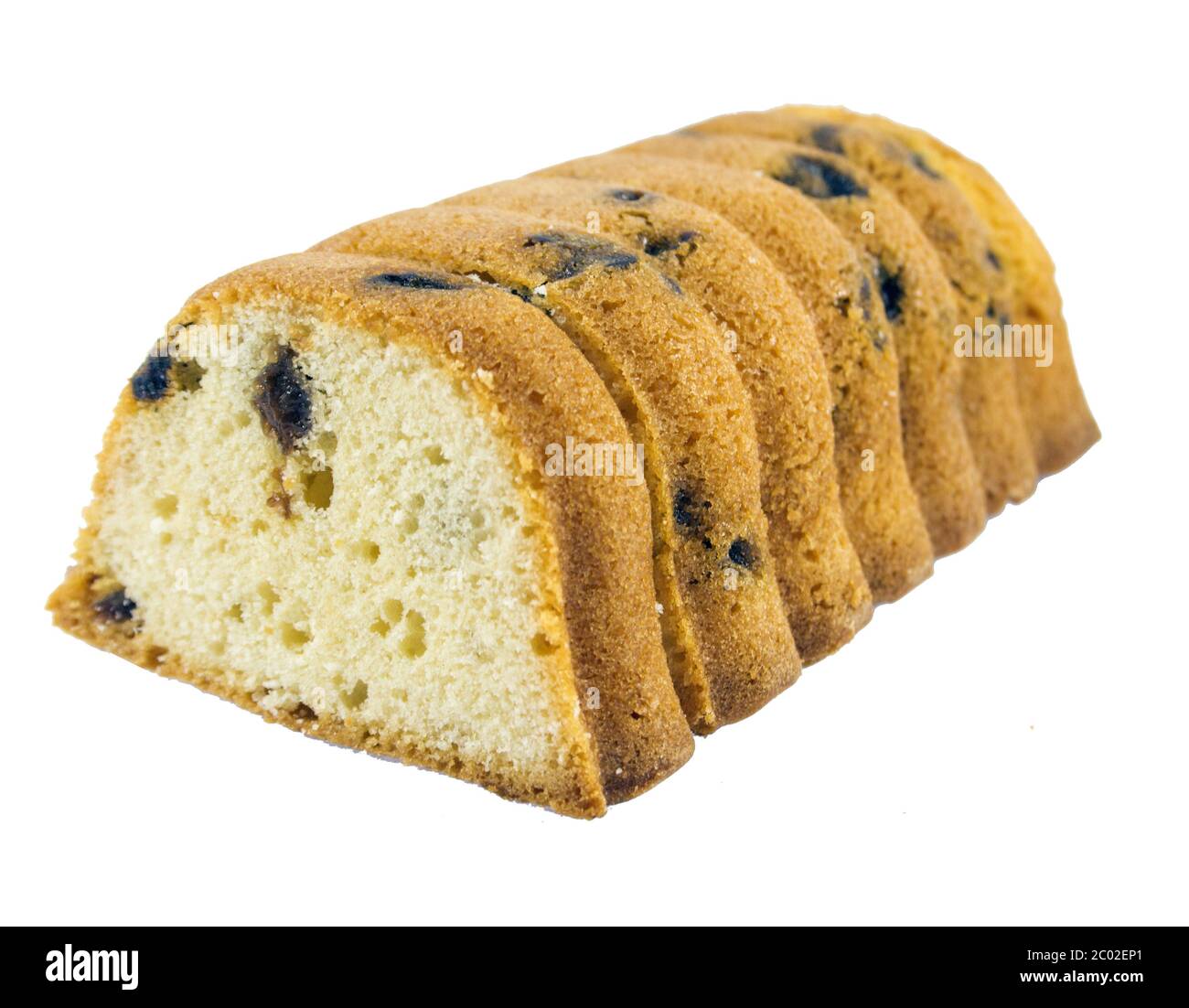 Loaf cake slice Cut Out Stock Images & Pictures - Alamy