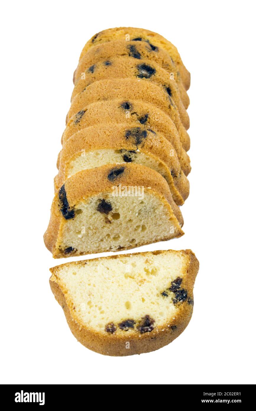Loaf cake slice Cut Out Stock Images & Pictures - Alamy