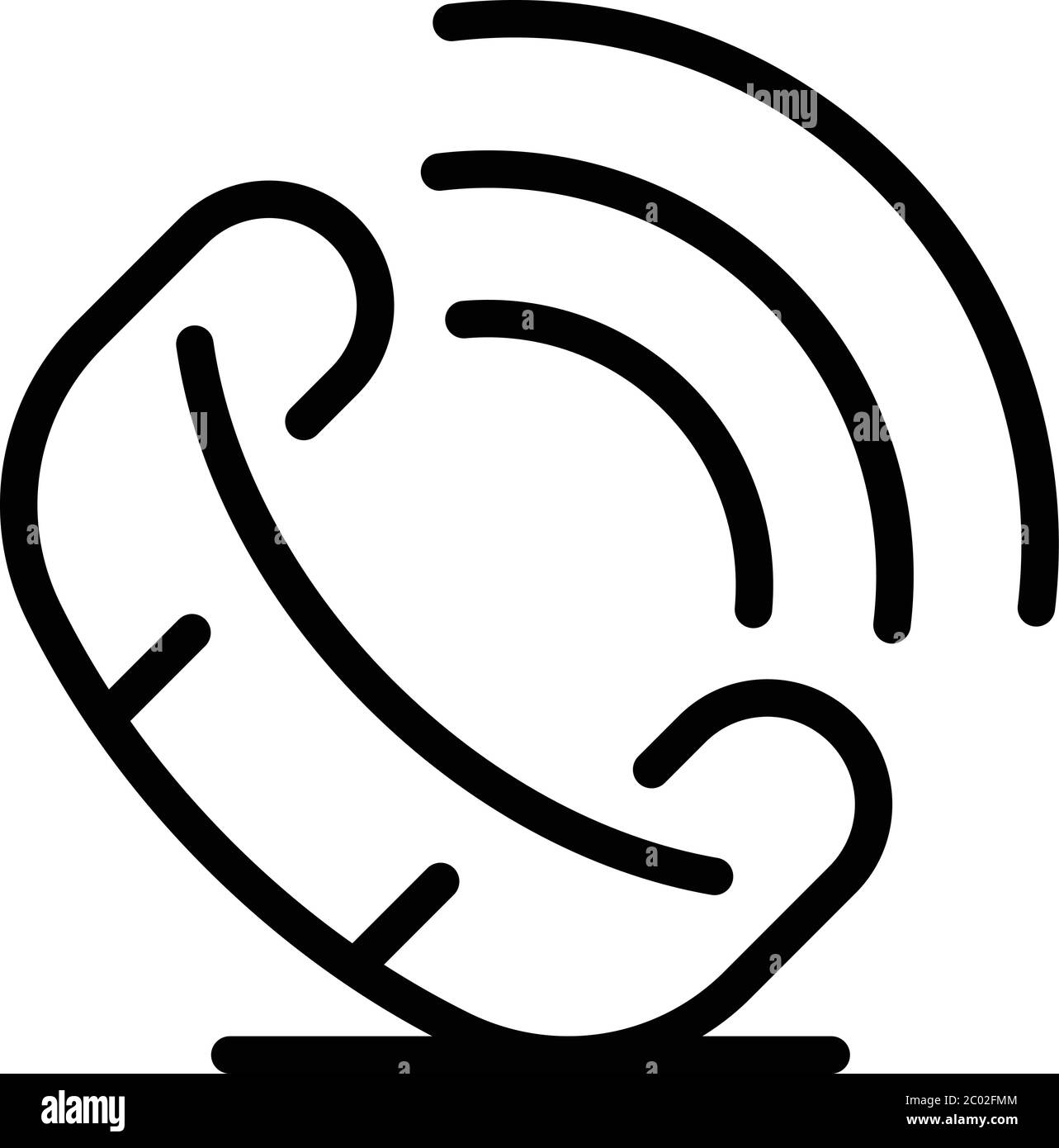 Phone ringing icon, outline style Stock Vector Image & Art - Alamy