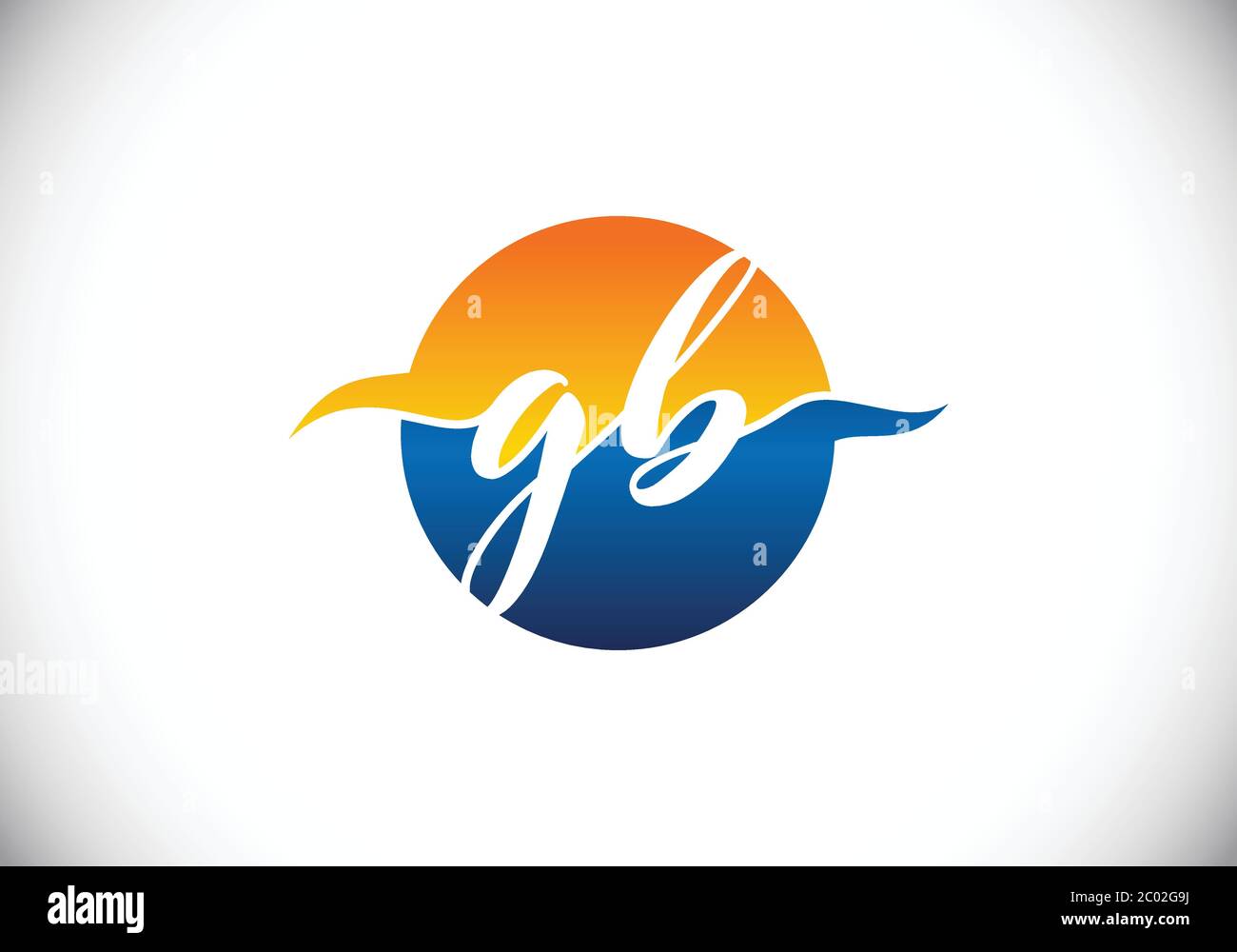 Initial Monogram Letter GB Logo Design Vector Template. GB Letter Logo ...