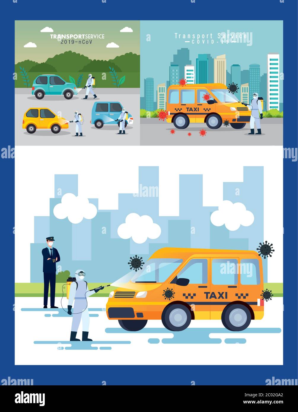 cars disinfection service, prevention coronavirus covid 19, clean ...