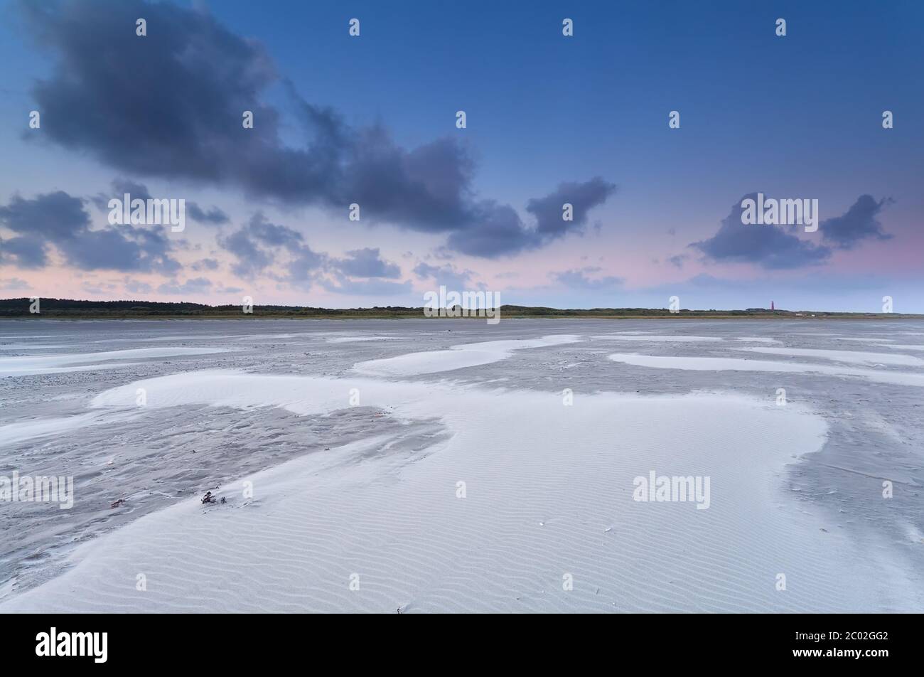 sand dunes and wind on beach Stock Photo - Alamy