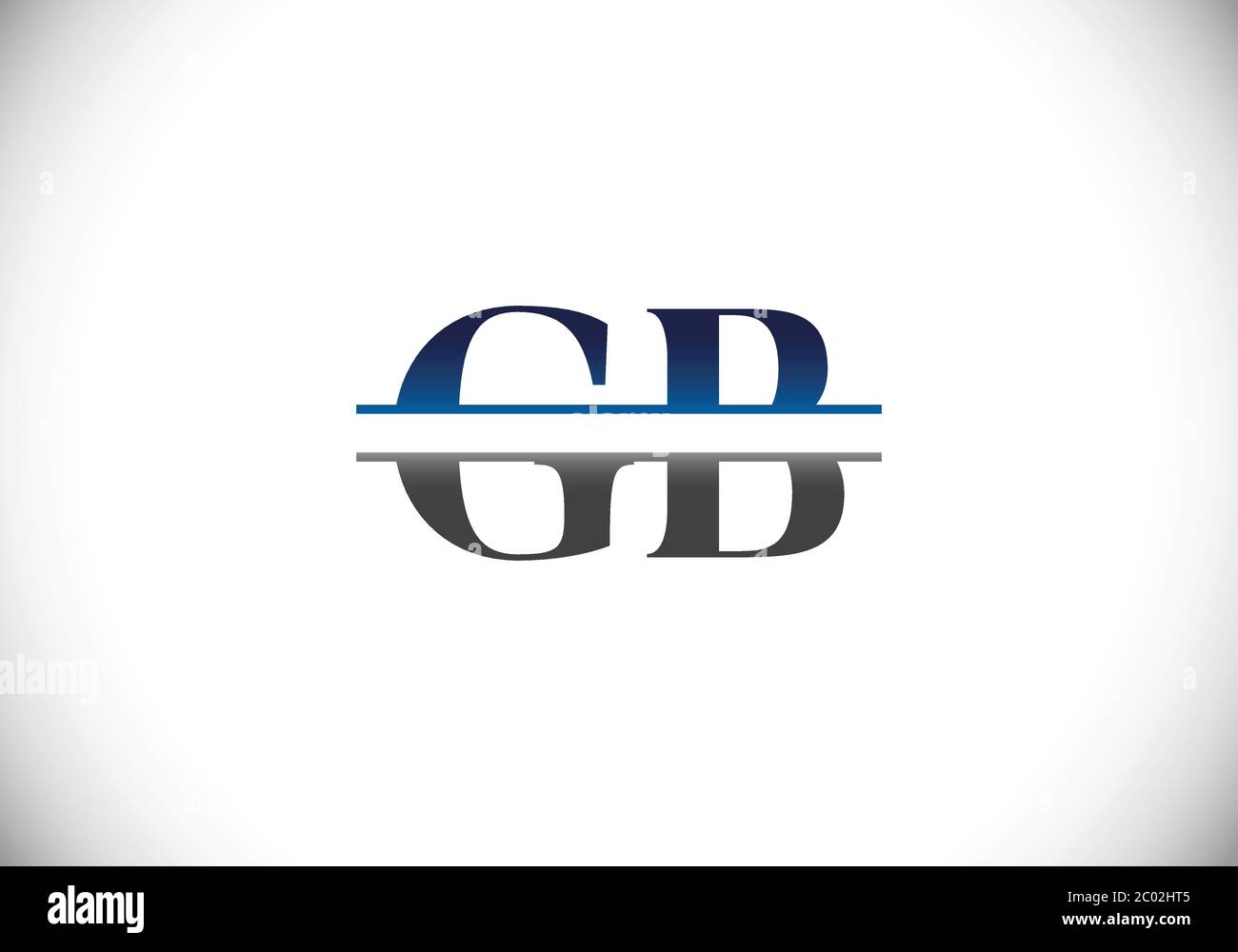 Initial Monogram Letter GB Logo Design Vector Template. GB Letter Logo ...