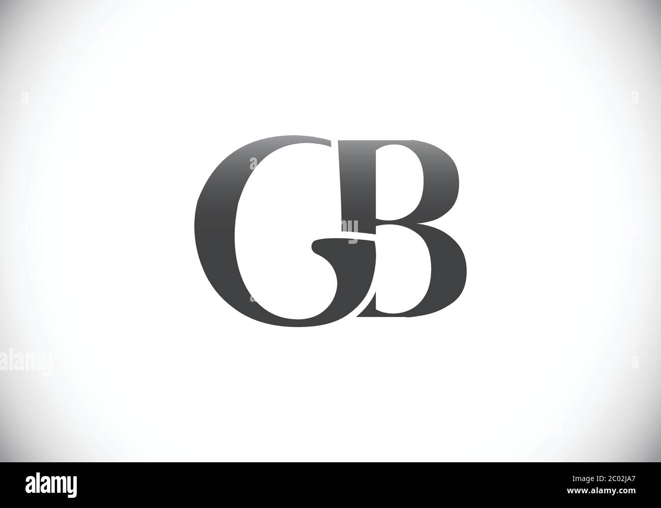 Initial Monogram Letter GB Logo Design Vector Template. GB Letter Logo ...