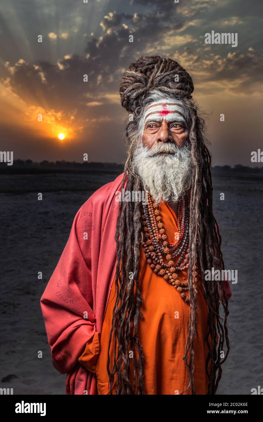 Standing Sadhu Baba