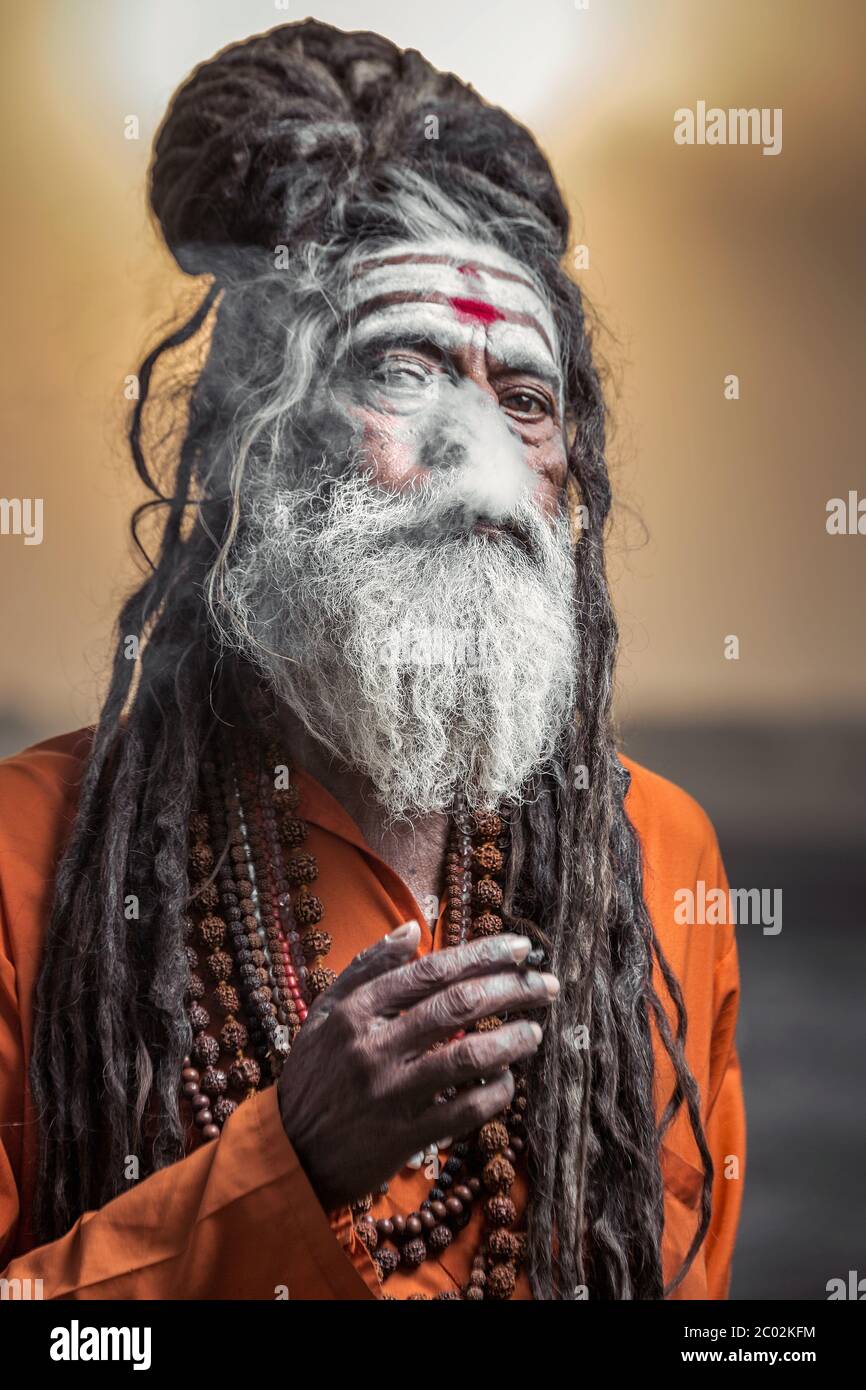 Standing Sadhu Baba