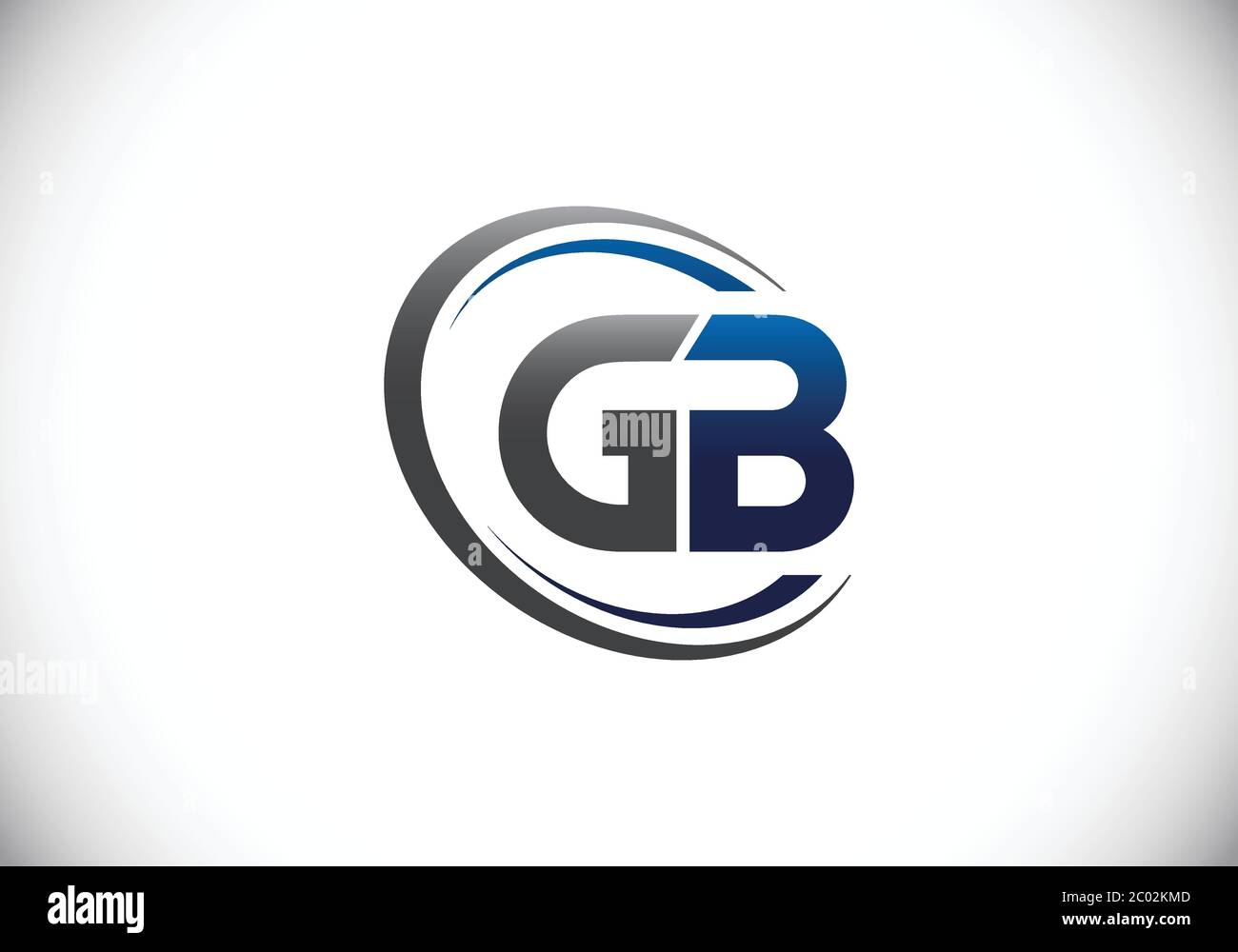 Initial Monogram Letter GB Logo Design Vector Template. GB Letter Logo ...