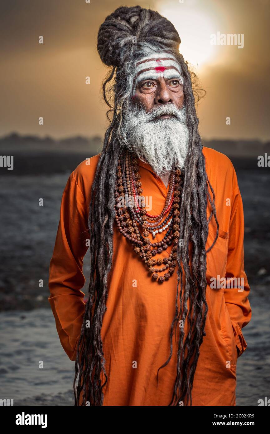Standing Sadhu Baba