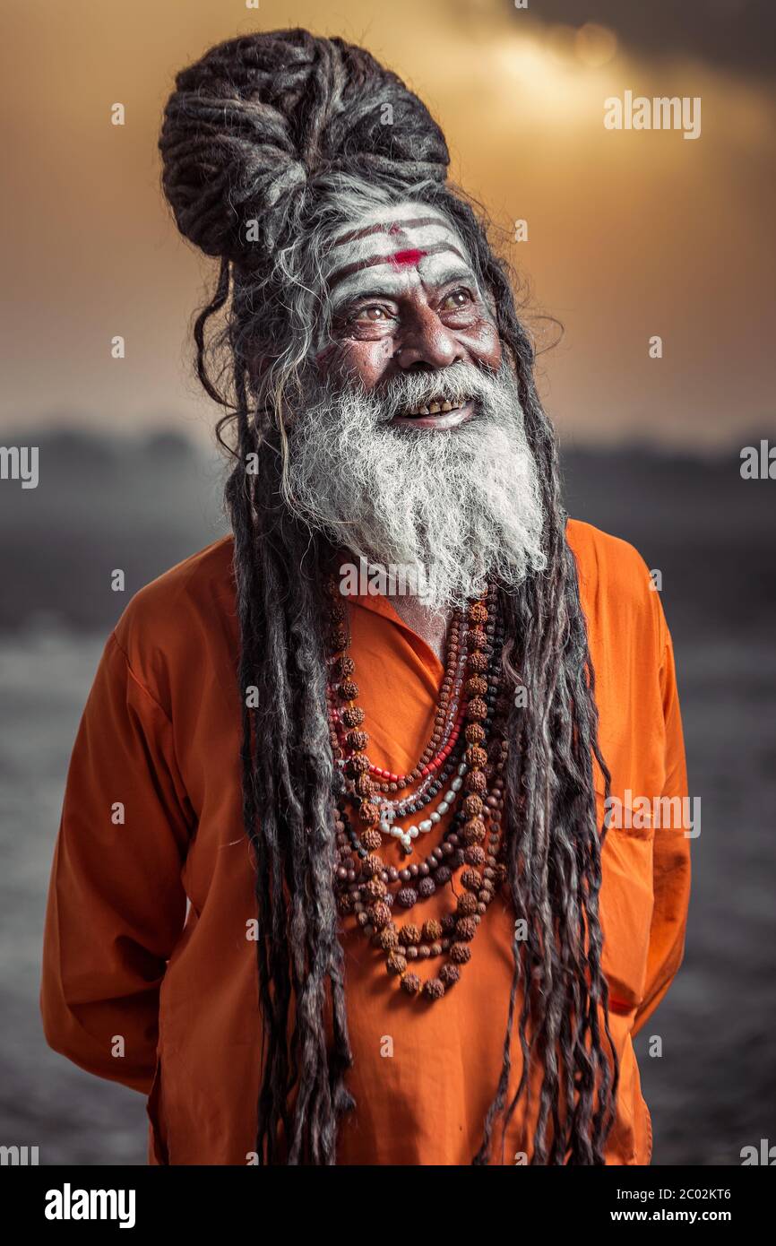 Standing Sadhu Baba