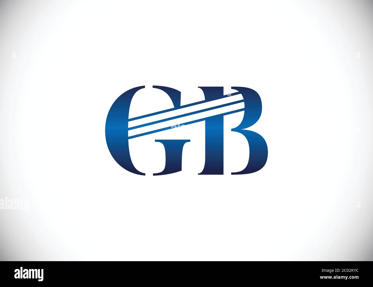 Initial Monogram Letter GB Logo Design Vector Template. GB Letter Logo ...