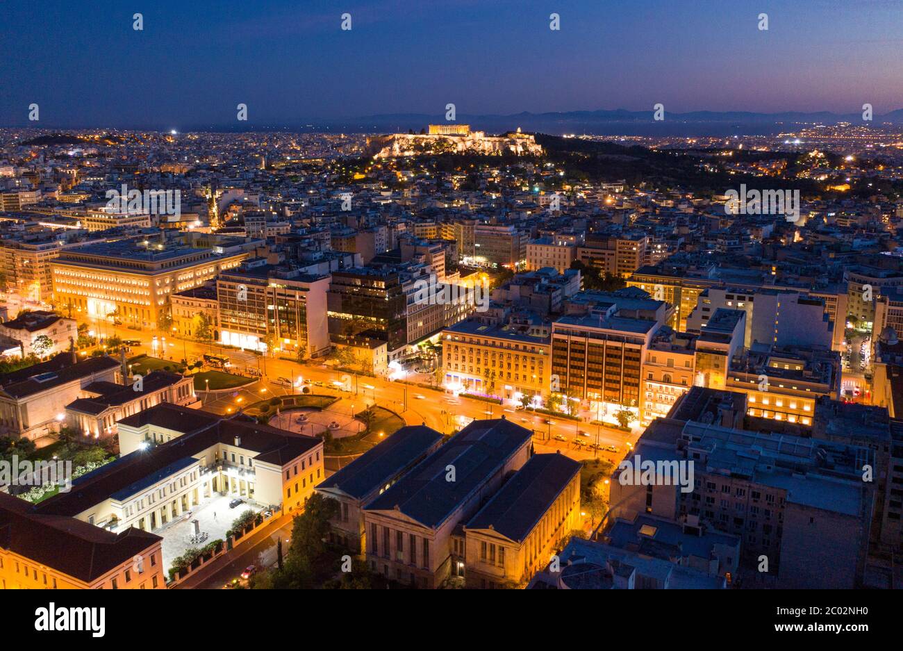 Athens bird eye view hi-res stock photography and images - Alamy