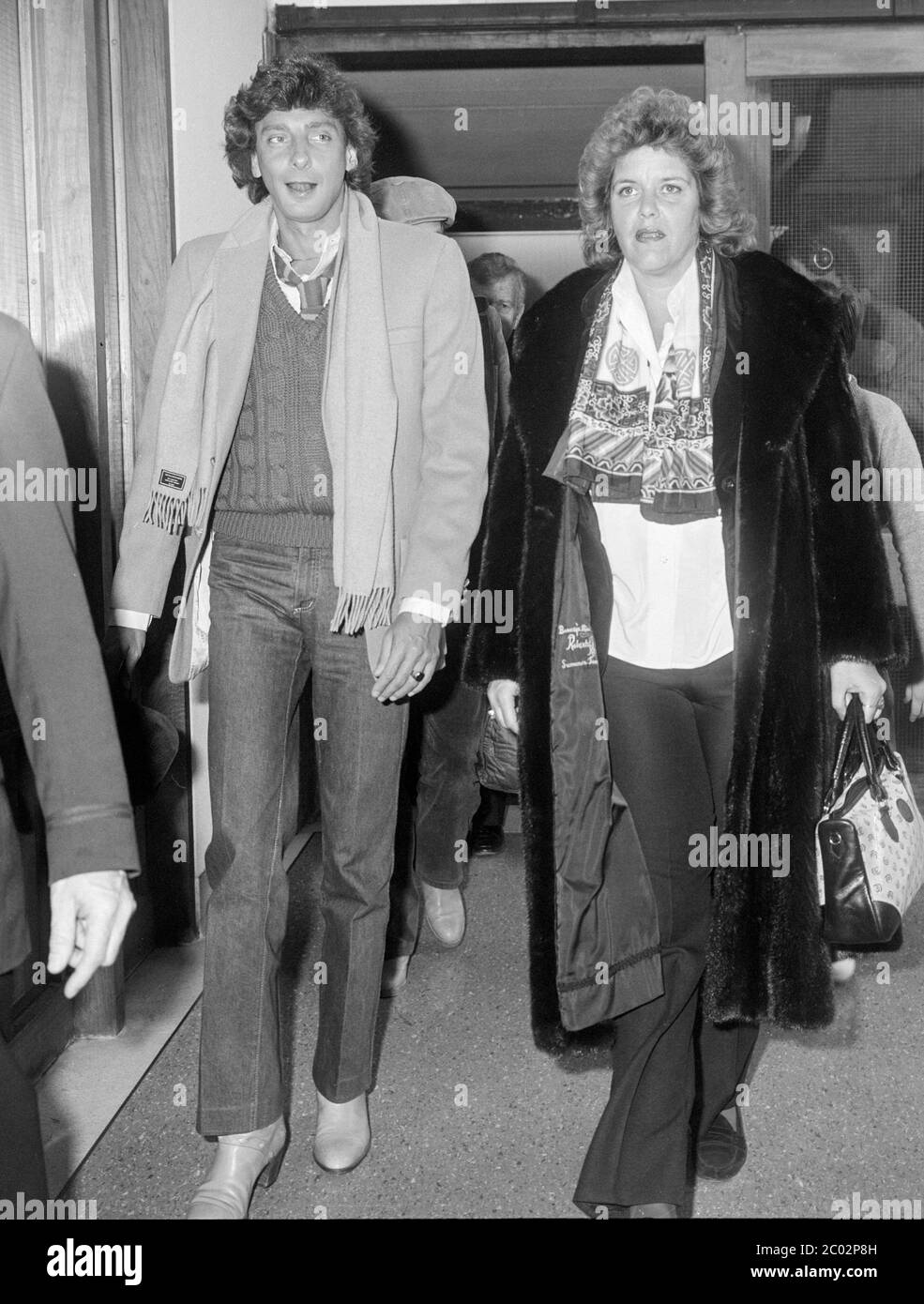 American singer and songwriter Barry Manilow arriving at London's ...