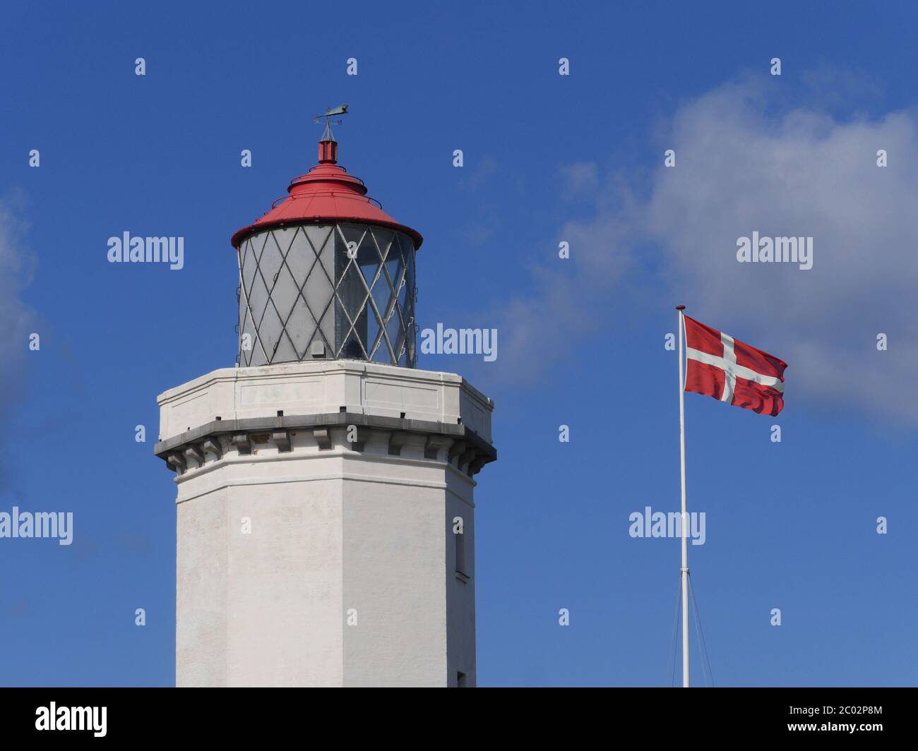 Lighthouse in denmark Stock Photo - Alamy
