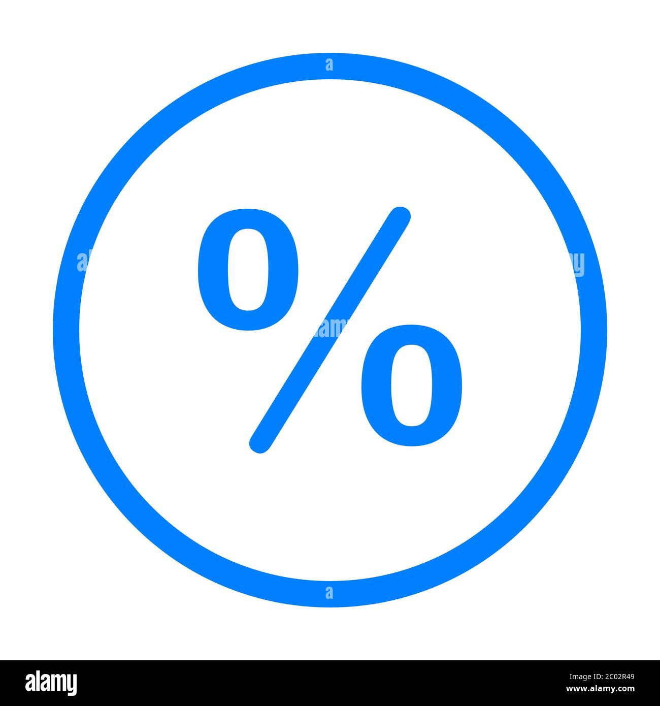 Percent and circle Stock Photo - Alamy