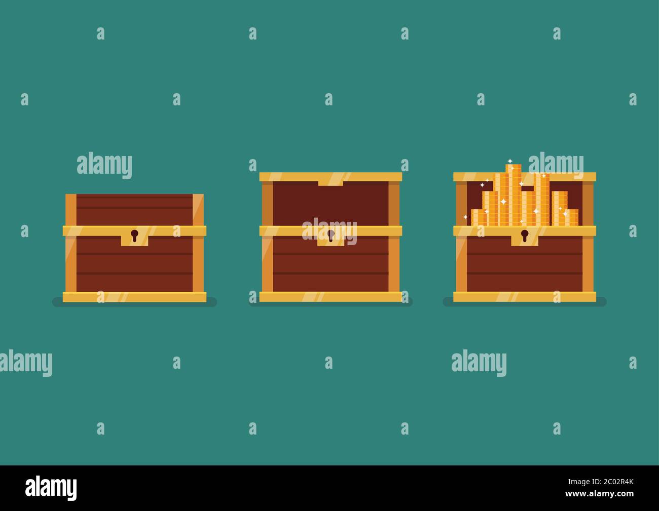 Marine treasure vector vectors hi-res stock photography and images - Alamy