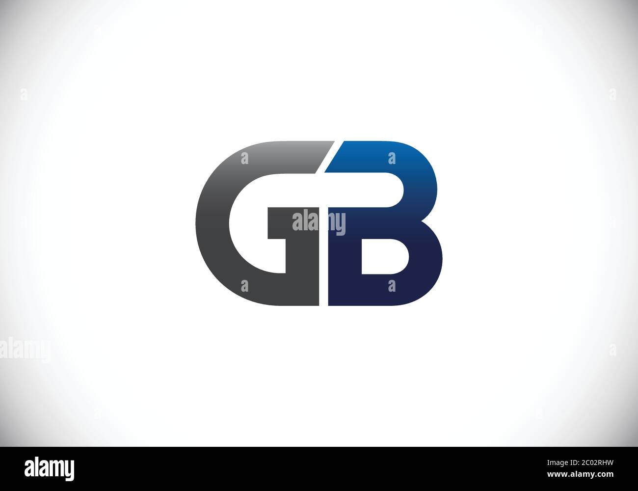 Initial Monogram Letter GB Logo Design Vector Template. GB Letter Logo ...