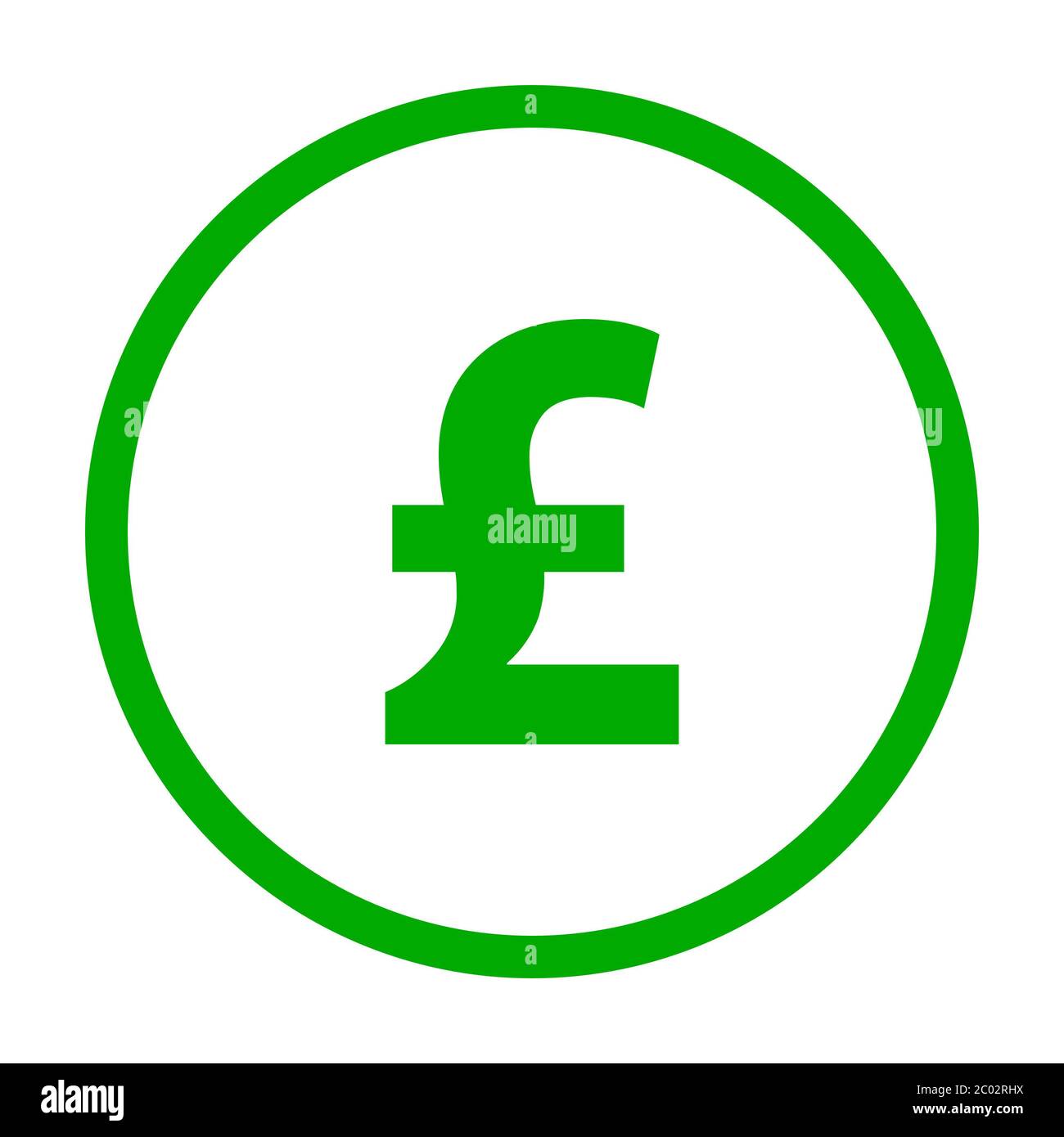 Pound sterling symbol green Cut Out Stock Images & Pictures - Alamy