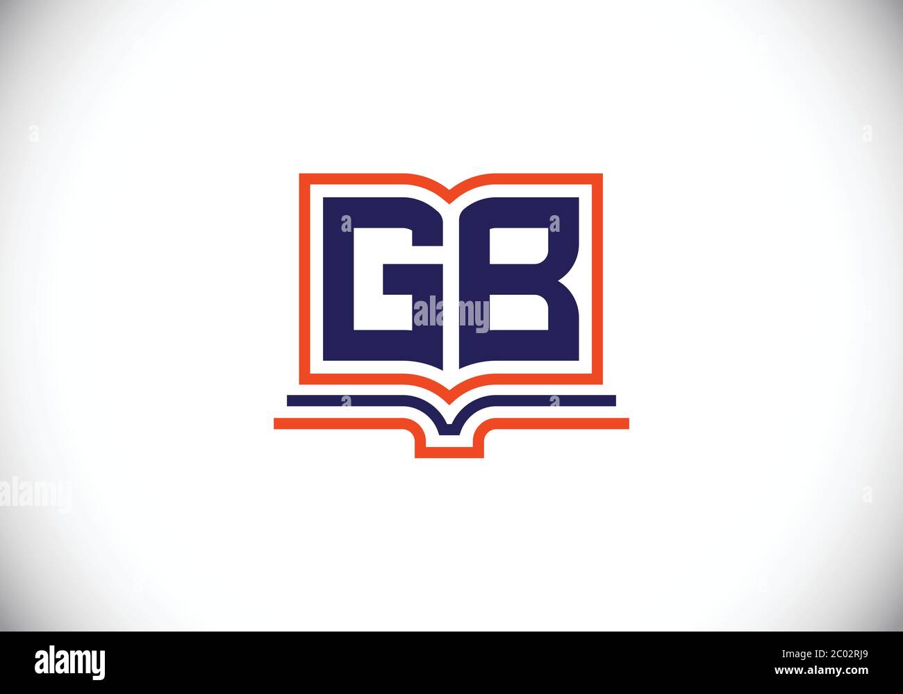 Initial Monogram Letter GB Logo Design Vector Template. GB Letter Logo ...