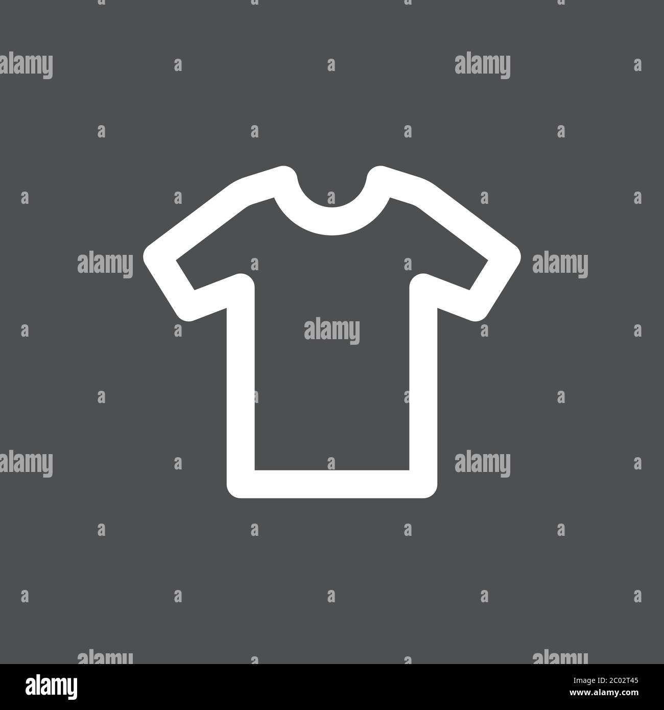 Shirt icon, Clothes silhouette, vector symbol isolated on background ...