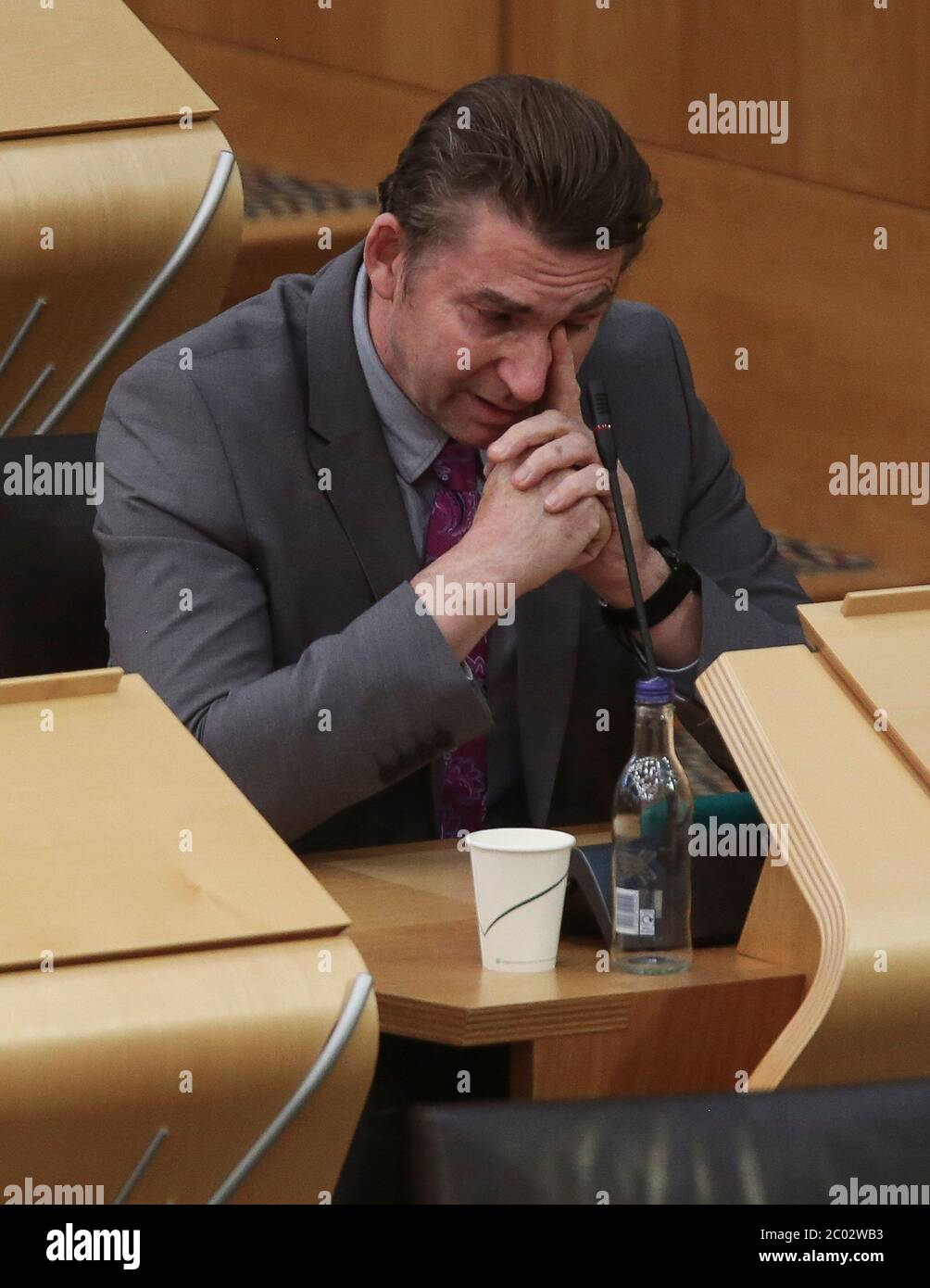 Brian Whittle MSP during the Scottish Government Debate: Showing ...