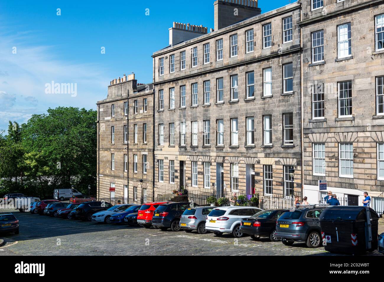 Edinburgh georgian terrace hi-res stock photography and images - Alamy