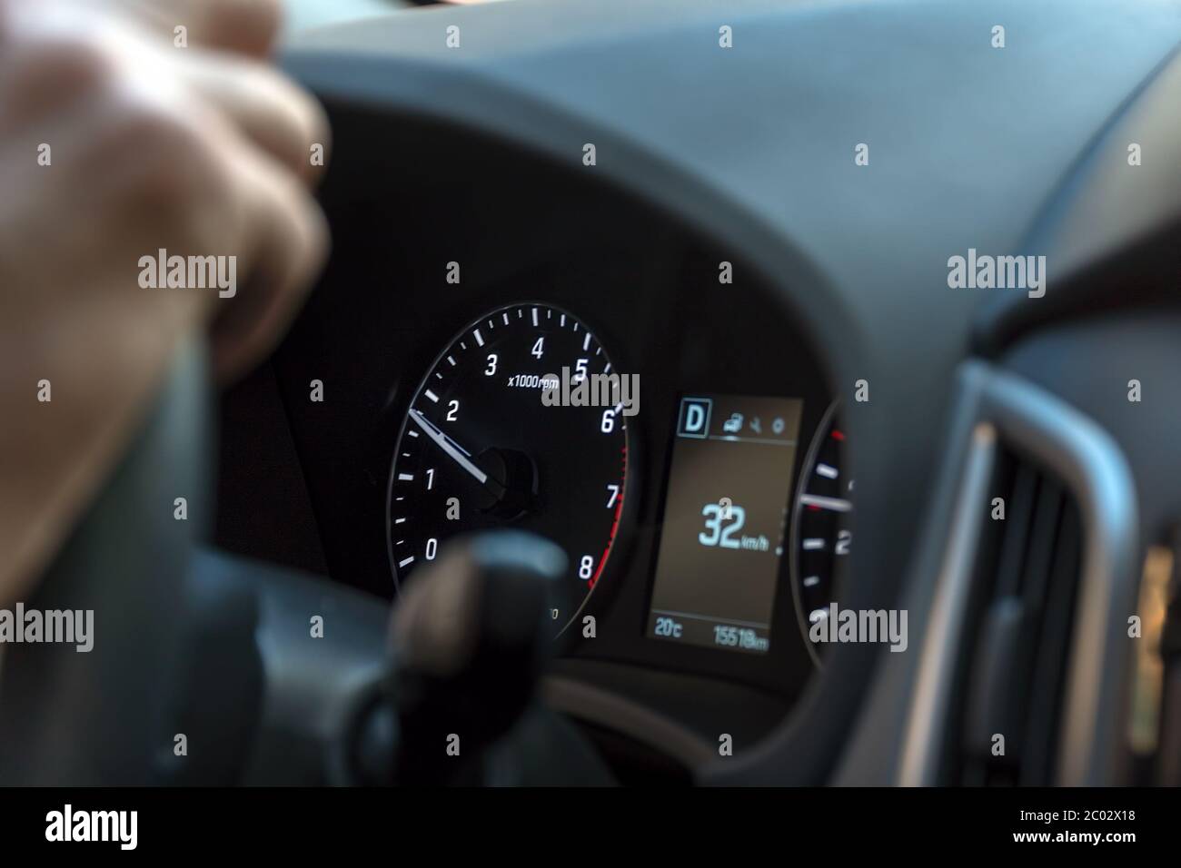 Dashboard car speedometer rpm pointer hi-res stock photography and ...
