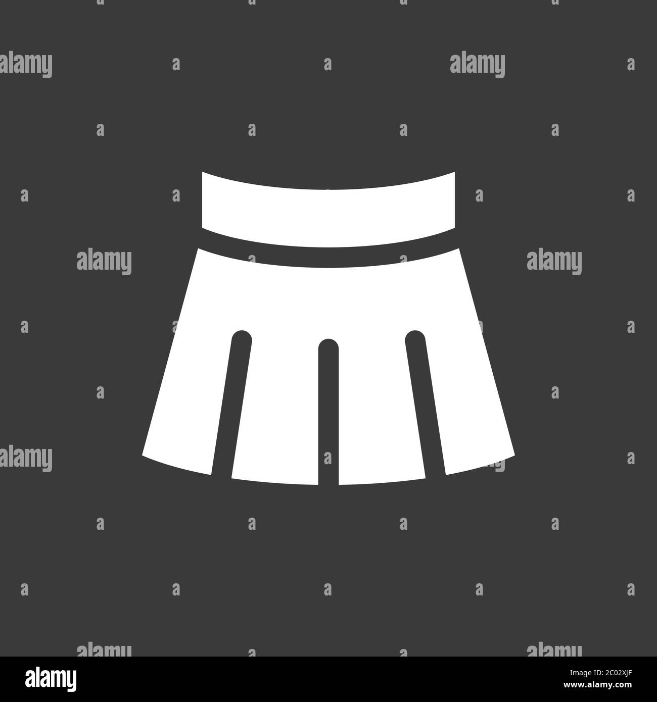 Skirt icon hi-res stock photography and images - Alamy