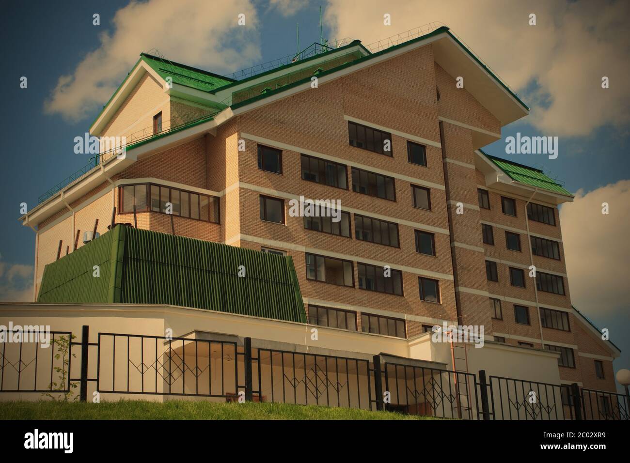 Modern High-rise House Stock Photo - Alamy