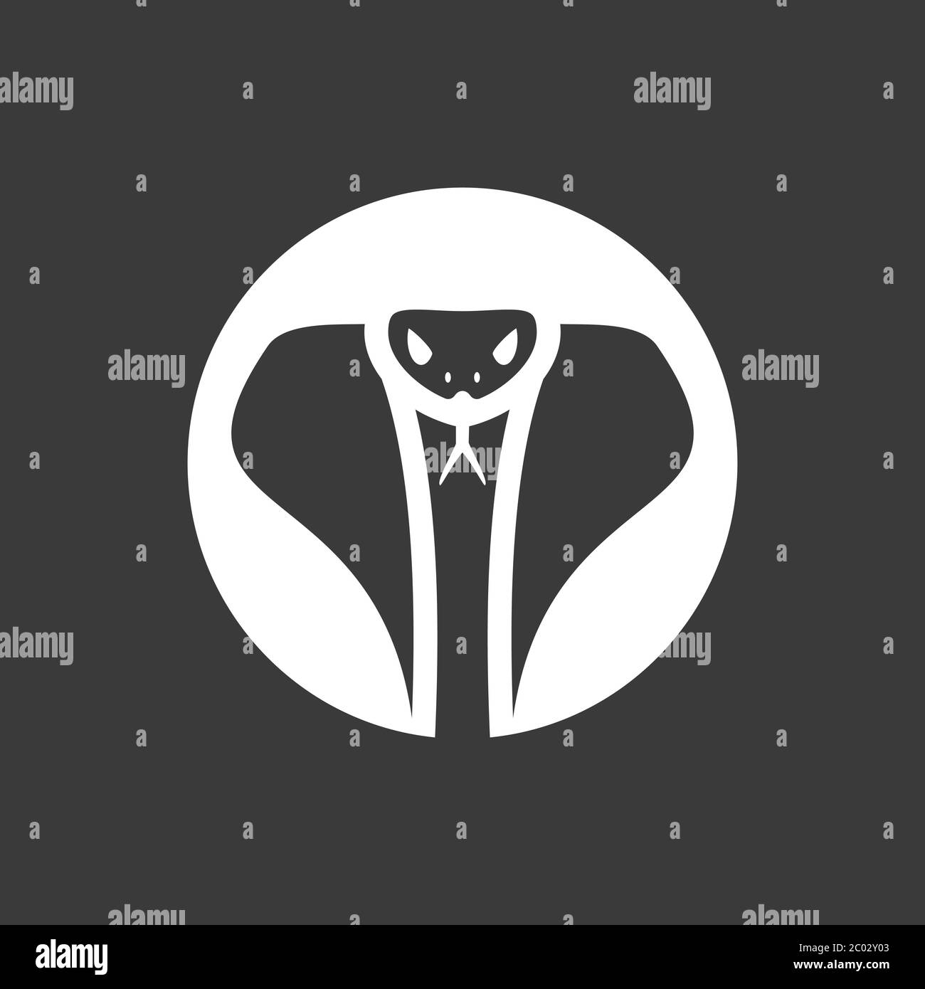 Snake vector icon, animal symbol isolated on background Stock Vector ...