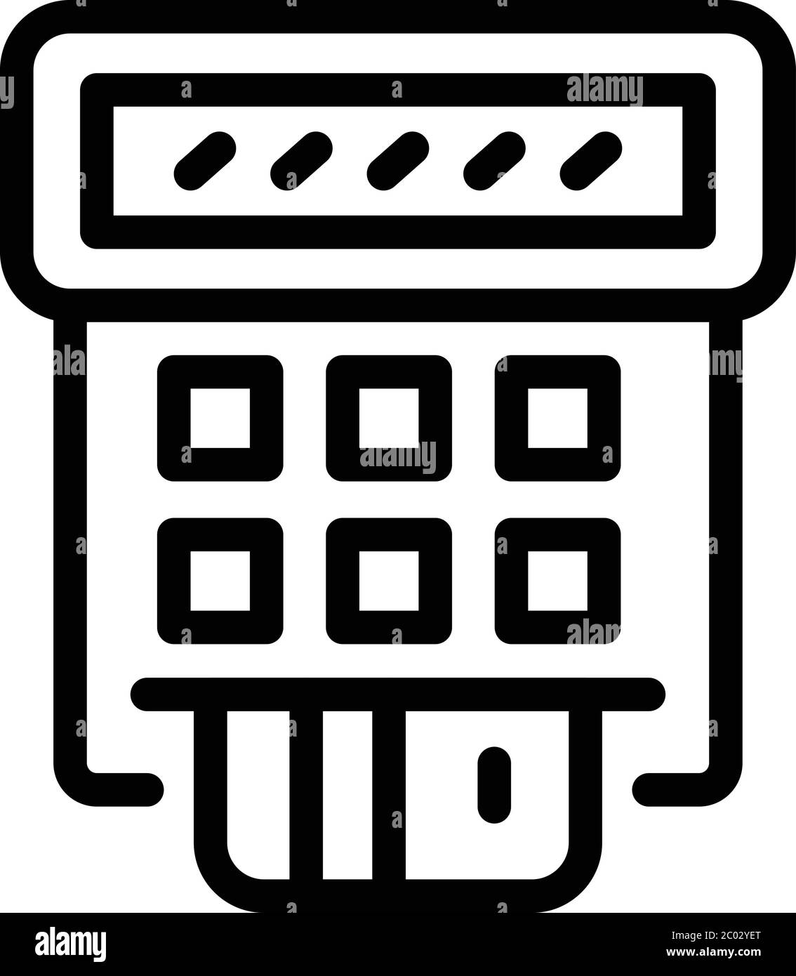Credit card payment icon, outline style Stock Vector Image & Art - Alamy