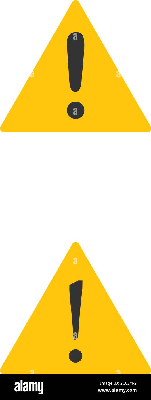 Warning logo, Prohibition, Exclamation mark beware icon template ...