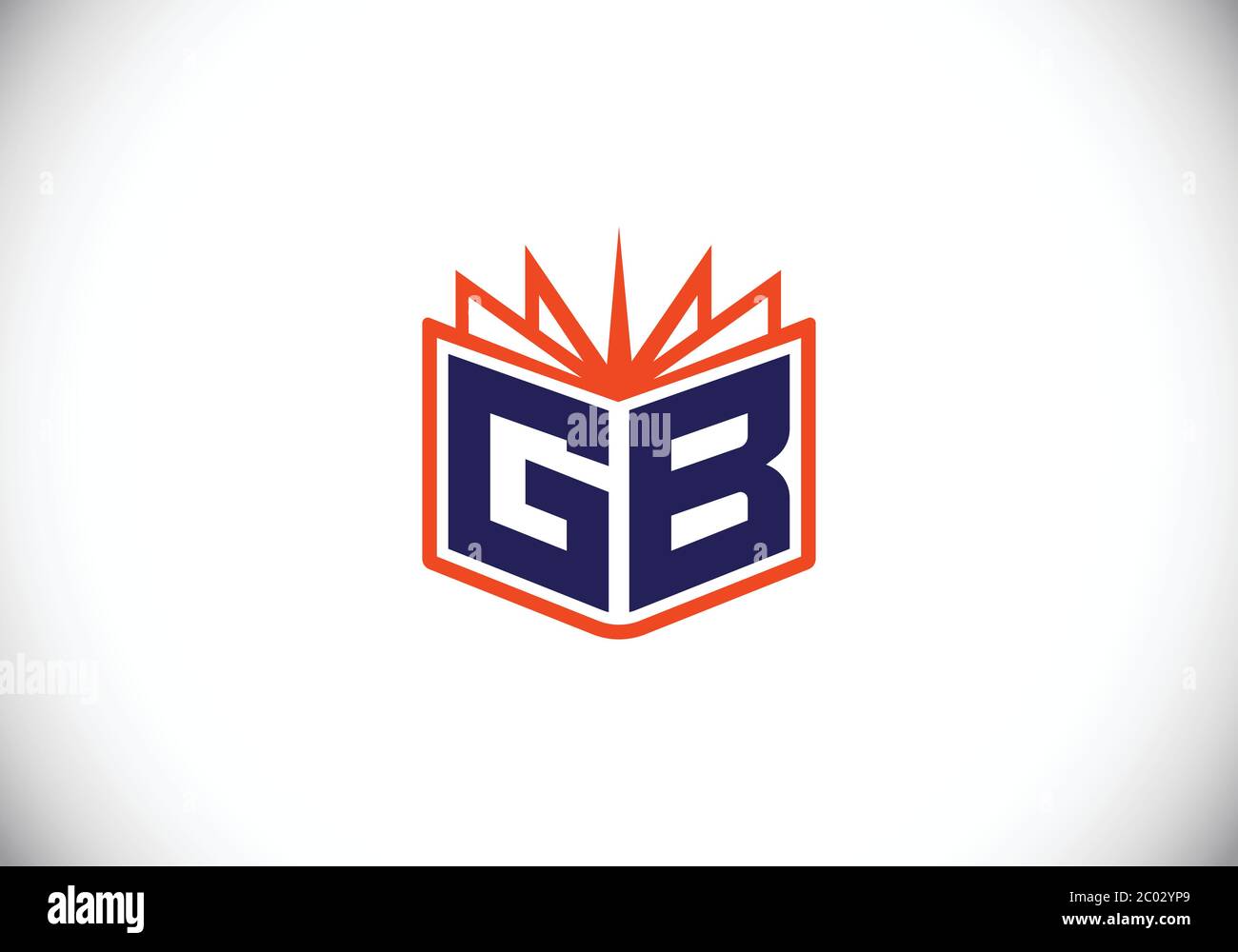 Initial Monogram Letter GB Logo Design Vector Template. GB Letter Logo ...