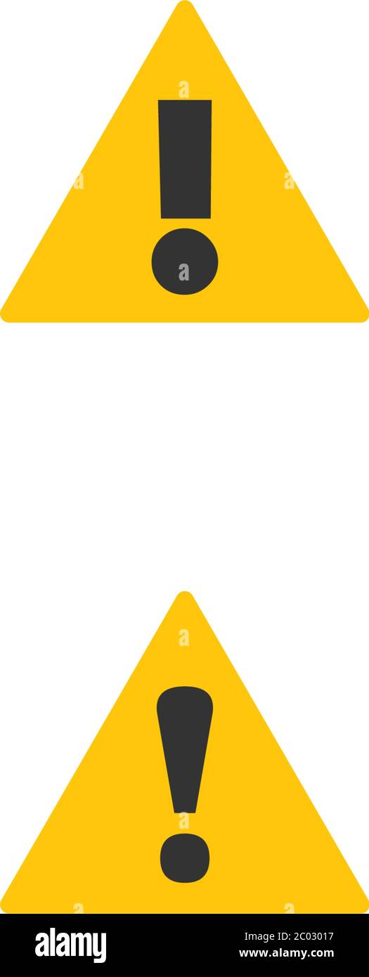 Warning logo, Prohibition, Exclamation mark beware icon template ...