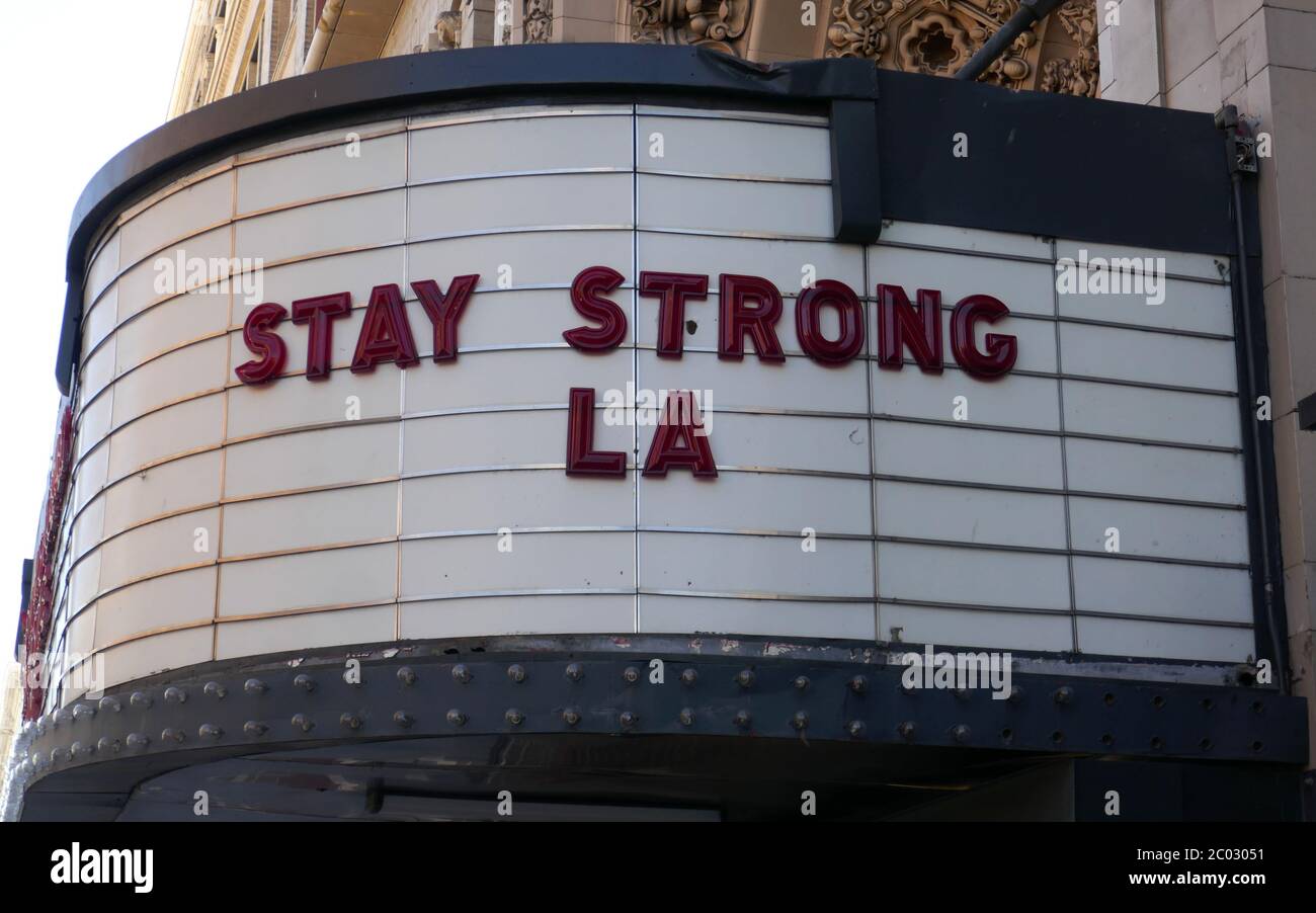 Los Angeles, California USA 10th June 2020 A general view of atmosphere of Stay Strong LA ...