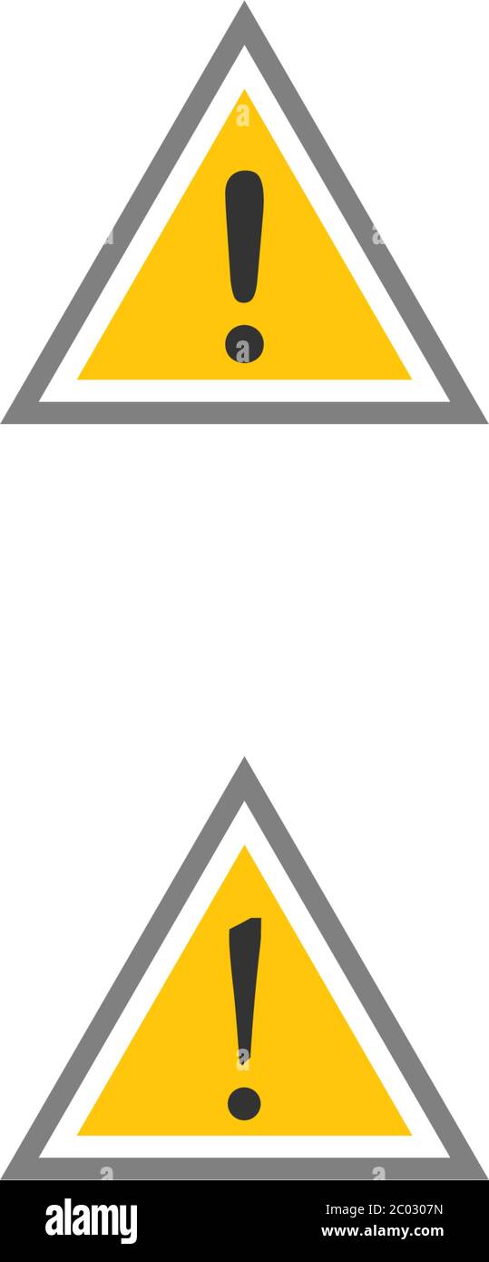 Warning logo, Prohibition, Exclamation mark beware icon template ...