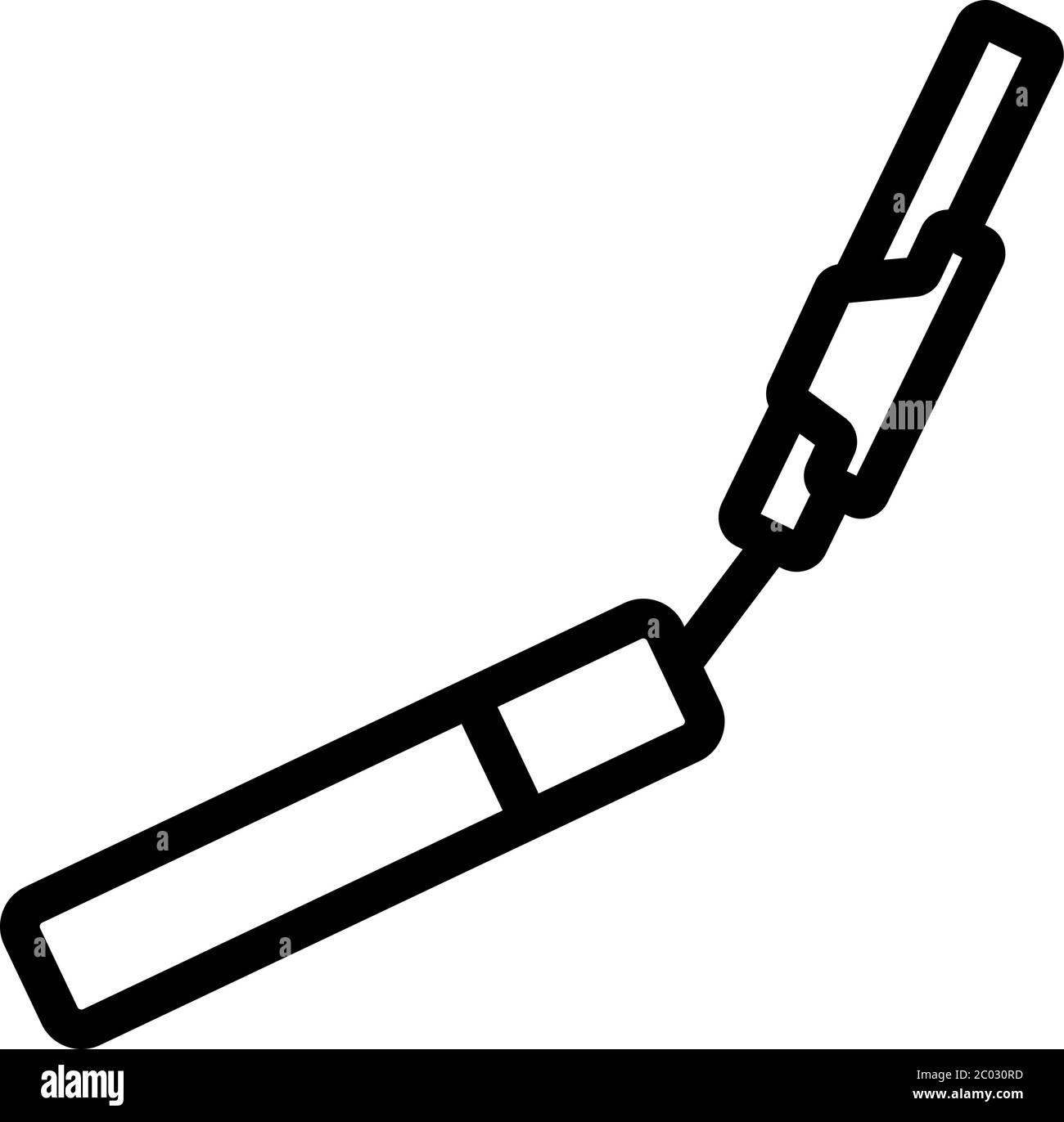 selfie stick icon vector outline illustration Stock Vector Image & Art ...