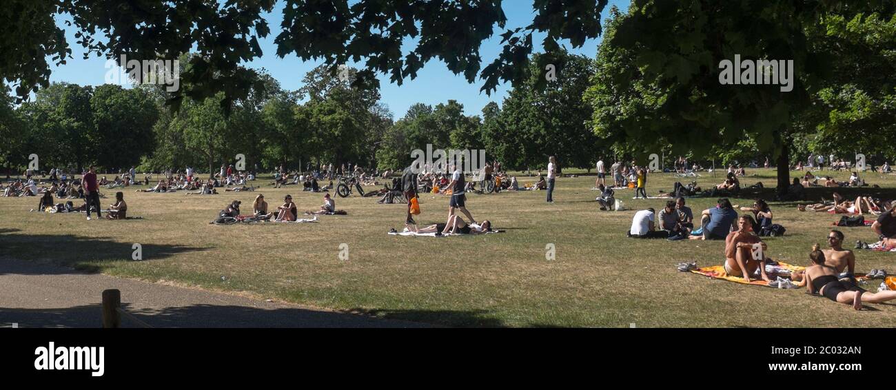Local people in hyde park in central London 2020 Stock Photo - Alamy