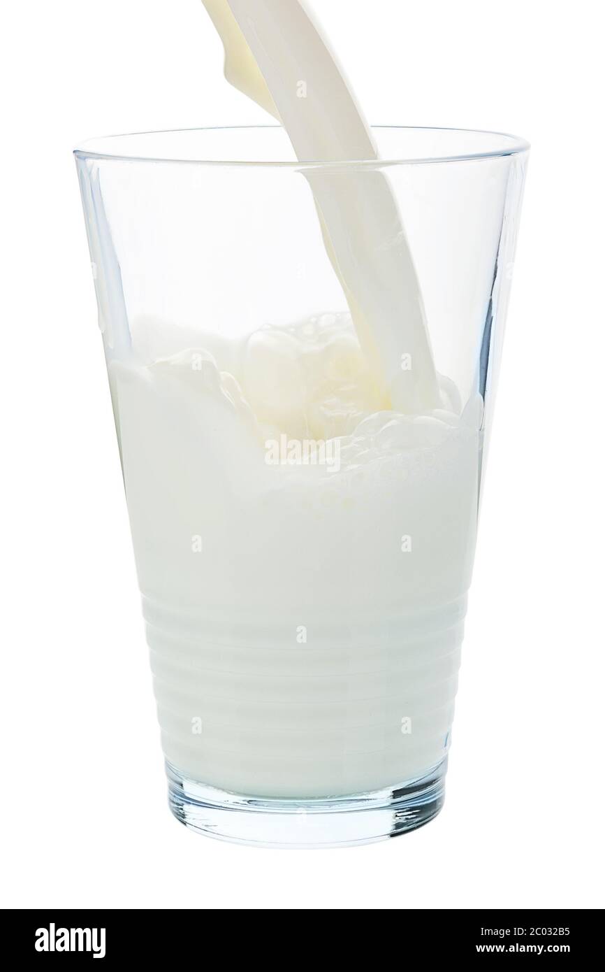 Vertical shot pouring milk glass hi-res stock photography and images ...